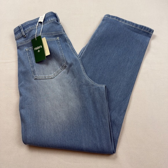 HALARA | Jeans | Halara Flex Denim Wide Leg Jeans Medium Wash Comfort ...
